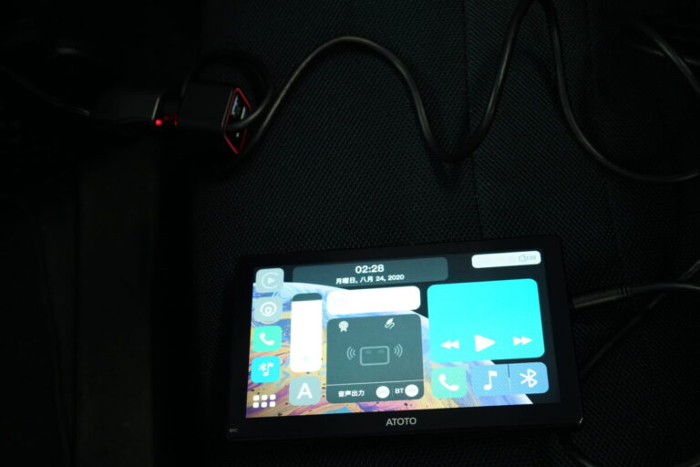 【S2000】ATOTOのP8(Android Auto対応ポータブルナビ)を使用した感想【レビュー】 - 車輪と趣味生活